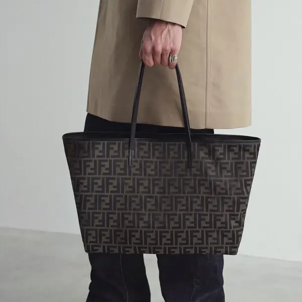 Fendi Medium Roll Ff Zucca Shopper